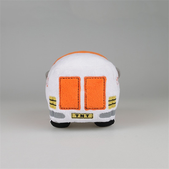 15cm Orange TNT car stuffed soft toy